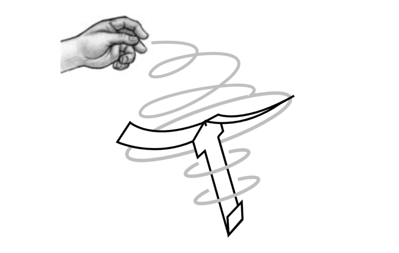 Easy Paper Helicopter Template – ItsySparks